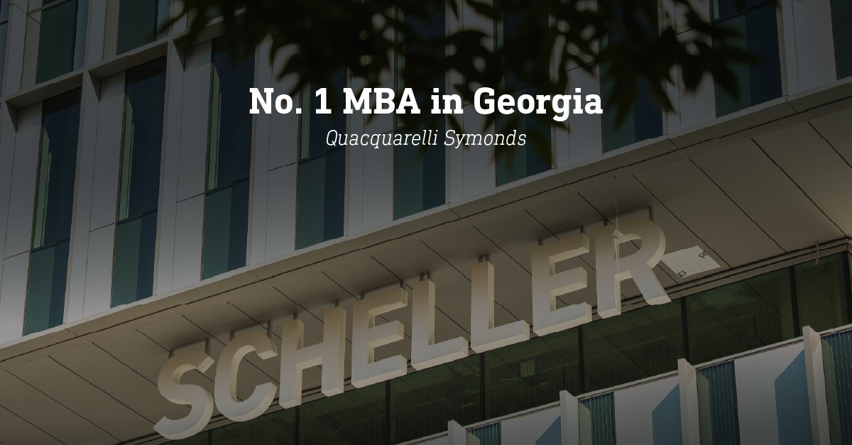 QS Names Georgia Tech MBA No. 1 in Georgia, Top 20 in U.S.