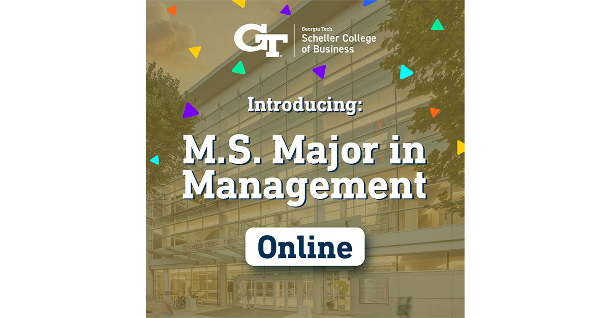 Online Masters in Management Program